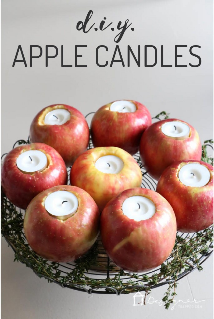 How to Make Apple Candles | Designer Trapped in a Lawyer's Body